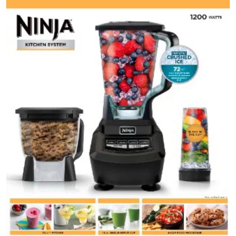 Ninja Kitchen System Ninja Kitchen System, 72 Oz , Blender And Food
