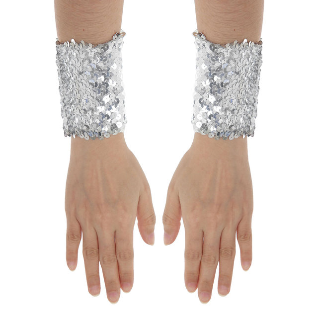 Shiny Sequined Bracelets best Womens Girl Stretchy