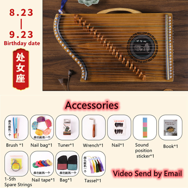 21 String Mini Guzheng Finger Trainer Portable Chinese, 47% OFF