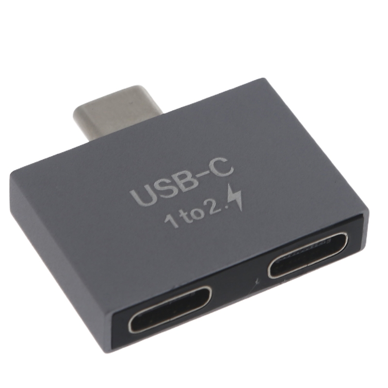 Séparateur USB C mâle vers double USB C femelle, prise en charge de ...