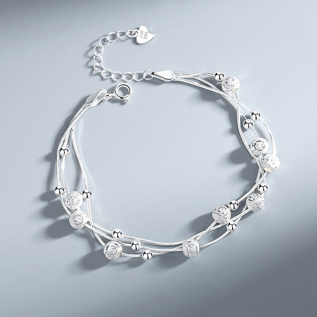 Original Jewelry925sterling silver Bracelet Woman Vintage Luxury Accessories fashion designer party Wedding Jewelry gifts 2023 AliExpress 36