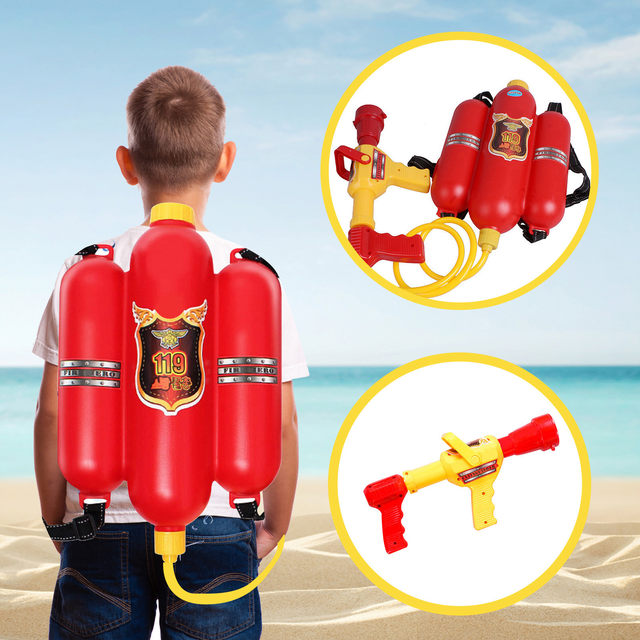Water Gun Backpack Super Soaker Backpack Firefighter Water Gun 2500ml Backpack Aliexpress