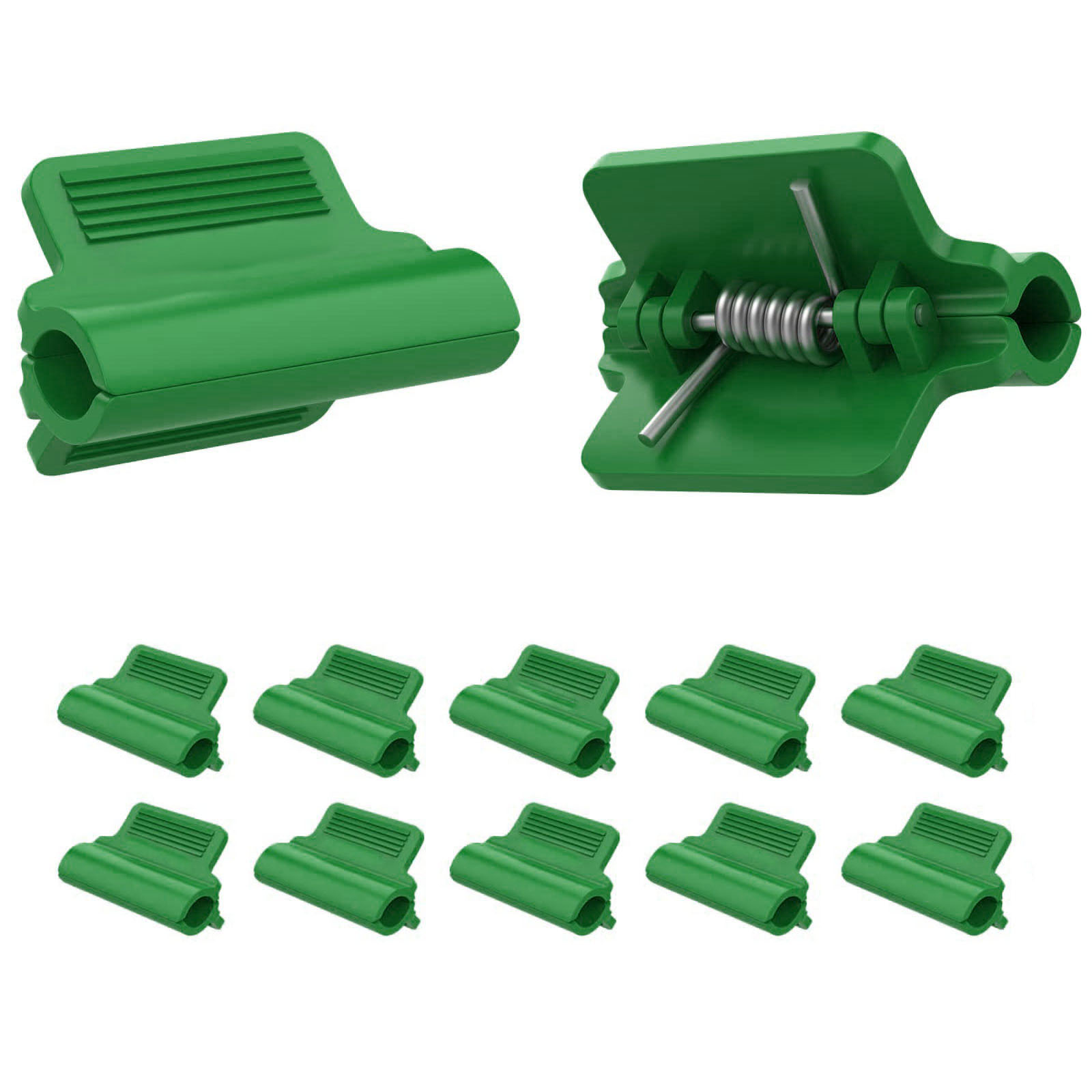 Outils de jardinage - Green - Clips de serre en plastique - 10 pièces ...