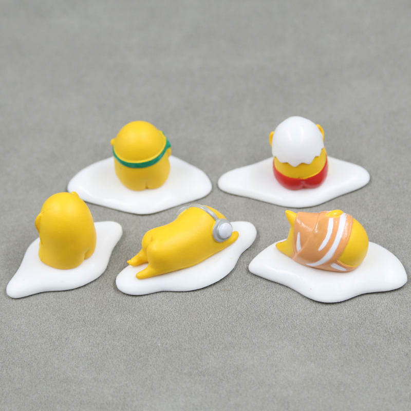 Anime Gudetama Figure Set Decoration Ornaments Toy - KawaiiMerch.com