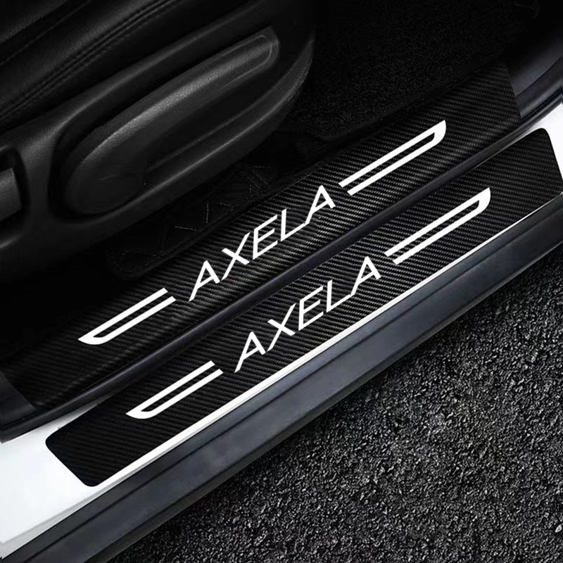 Autocollant de protection pour pare choc arrière Mazda AXELA, Logo 2015 ...