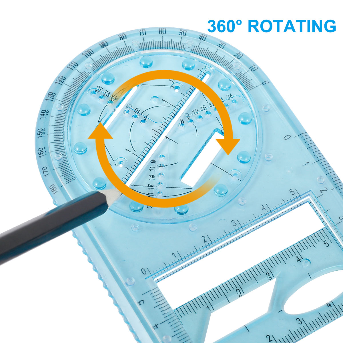 Regle - equerre,Règle géométrique 14 formes,transparente,modèle de ...