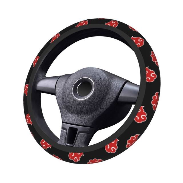 38cm Akatsuki Neji Konoha Car Steering Wheel Cover Anime Braid On The Steering Wheel Cover Auto Elastische Automobile Accessory AliExpress 34