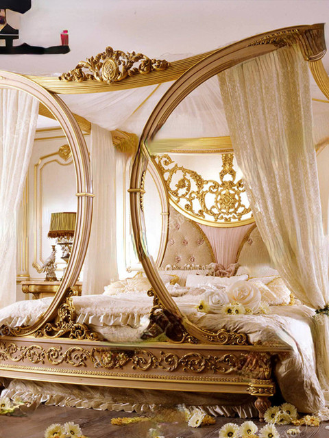Glass canopy bed store