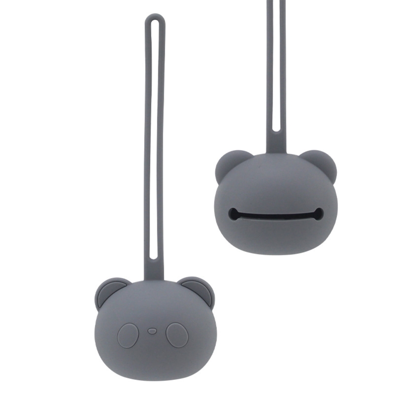 Силиконовый чехол для соски-пустышки в форме панды, держатель для соски ...