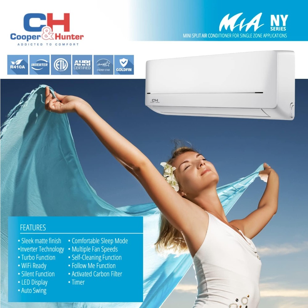 Cooper & Hunter MIA Series, Mini Split Air Conditioner and Heater ...