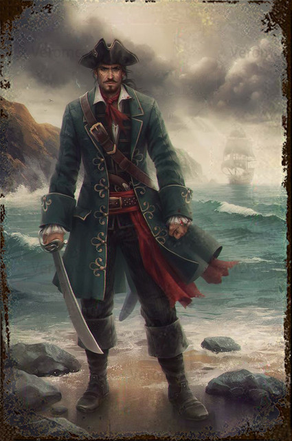 Pirate Captain Art