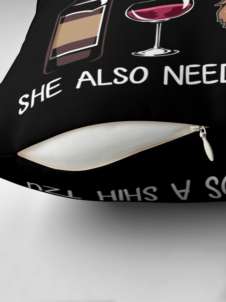 Shih Tzu and Dog Pillow - gift send