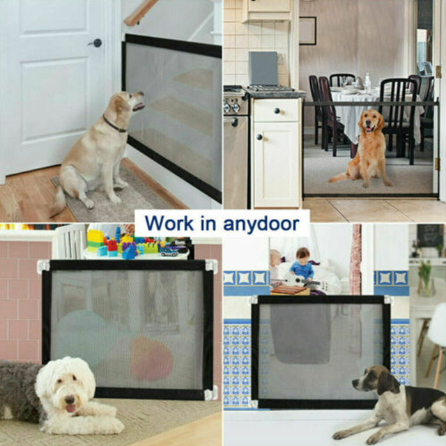 Guard Cat Portable Durable Dog Fence Set Pet Gate Mesh Insulated ...