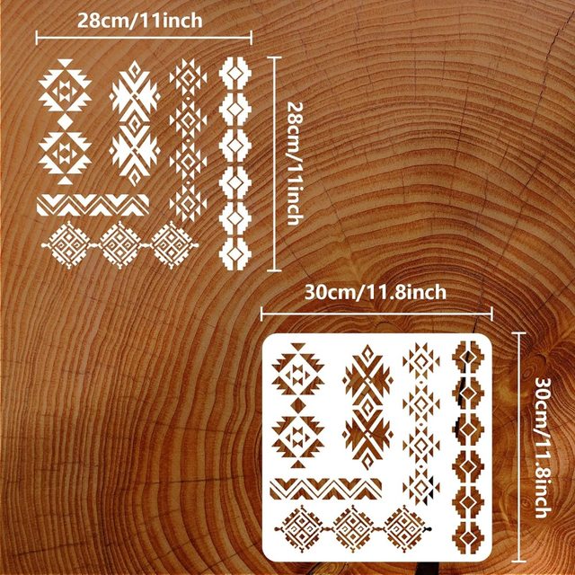 Modello Azteco Facile Tribal Pattern SVG, Aztec Pattern SVG, Aztec SVG