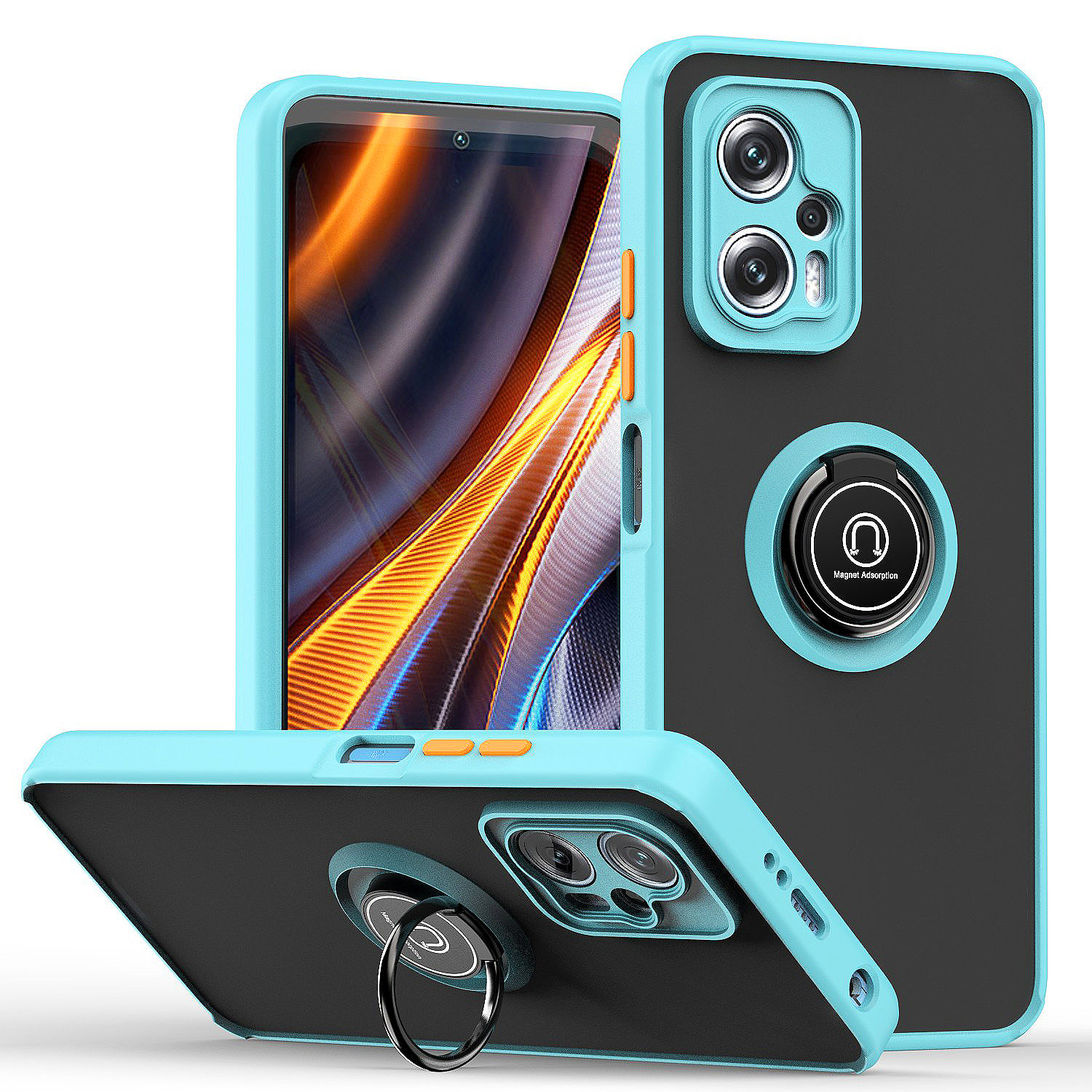 Funda de teléfono para Xiaomi Poco X4, M3, X3, GT, Redmi Note 10, 10S ...