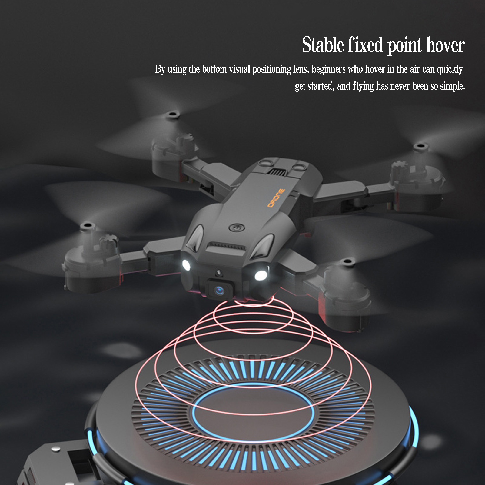 Dual Camera 8k Quadcopter Drone 360° Roll and Draw Route Flight Remote ...