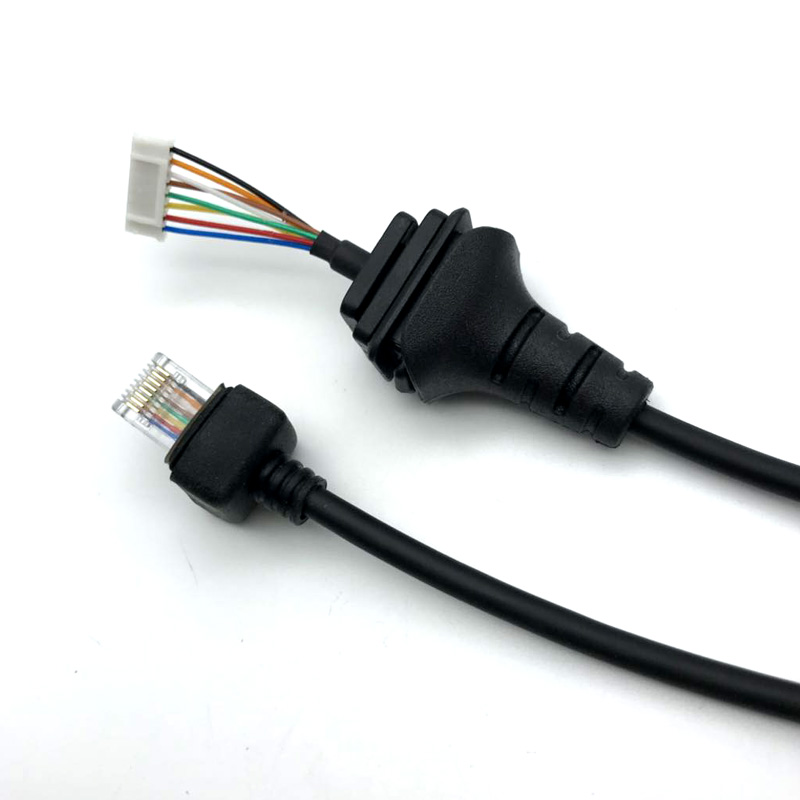 Walkie Talkie 8 Pin HM 152 Mic HM152 154 Microphone Cable For ICOM IC ...