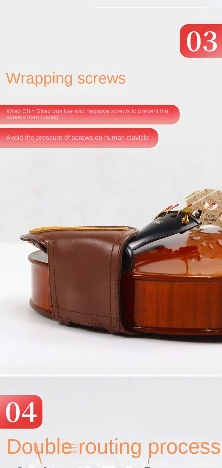 Dossier épaule violon en peau de mouton pour 1-4-1-8 1-2 3-4 instrument partenaire musical ...