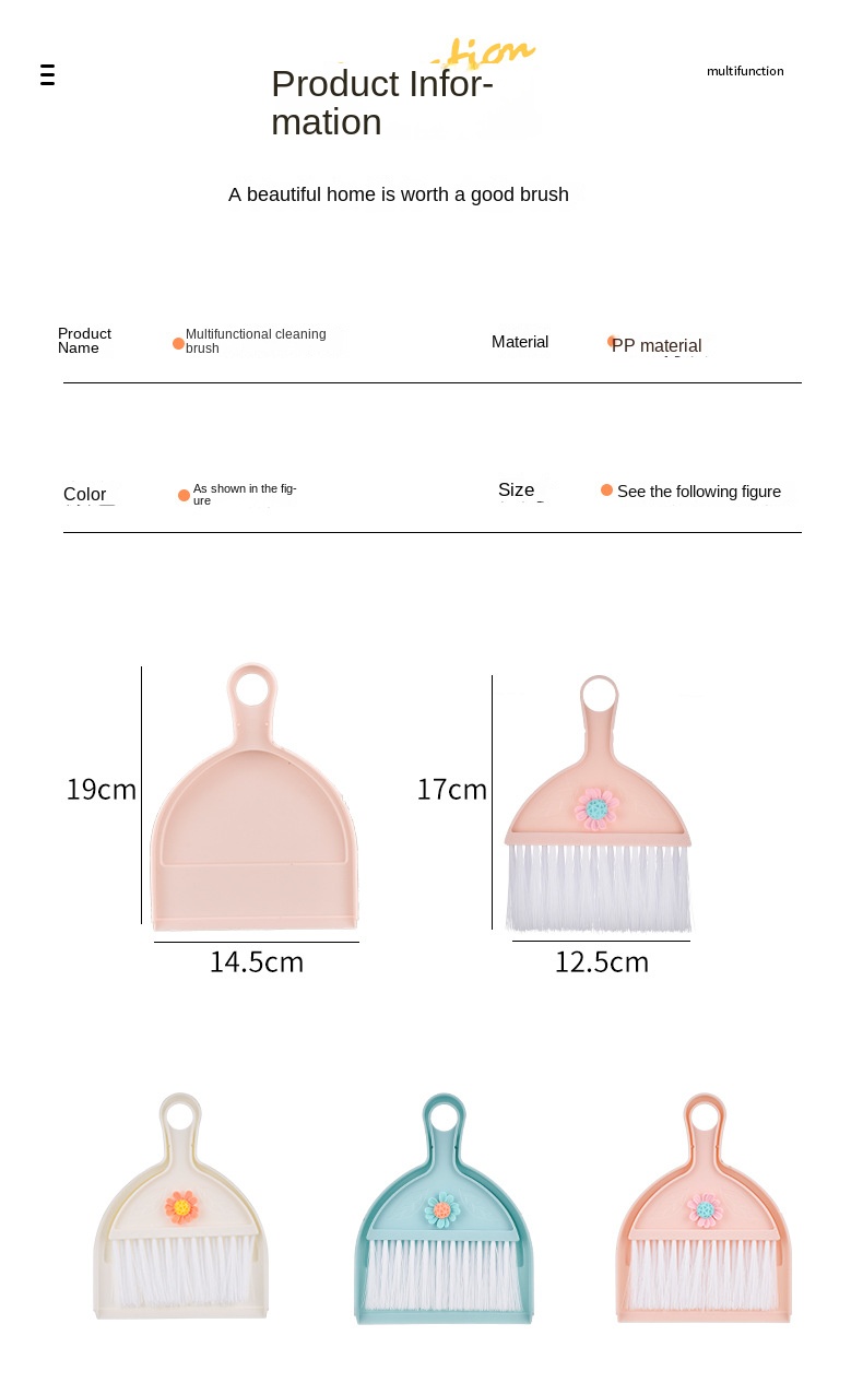 Wholesale Tabletop Sweep Set with Broom, Dustpan, Brush and Shovel for ...