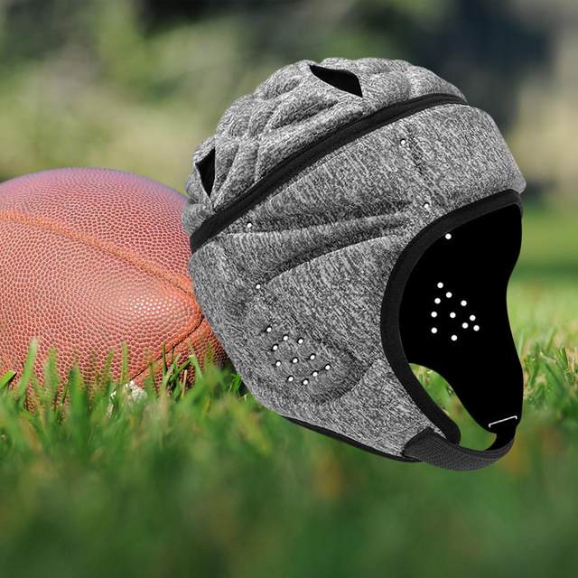 Padded Helmet Kids Soft Shell Football Helmet - Adjustable Padded ...