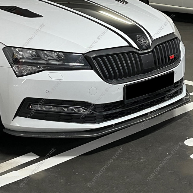 Per Skoda Superb 3V 3Pcs paraurti anteriore Spoiler Splitter Superb B8.5 TSI TDI 2020 2024 lifting diffusore bodykit Tuning AliExpress