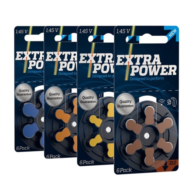 Zinc Air 145v Batteries Extra Power Hearing Aid Zinc Air Batteries