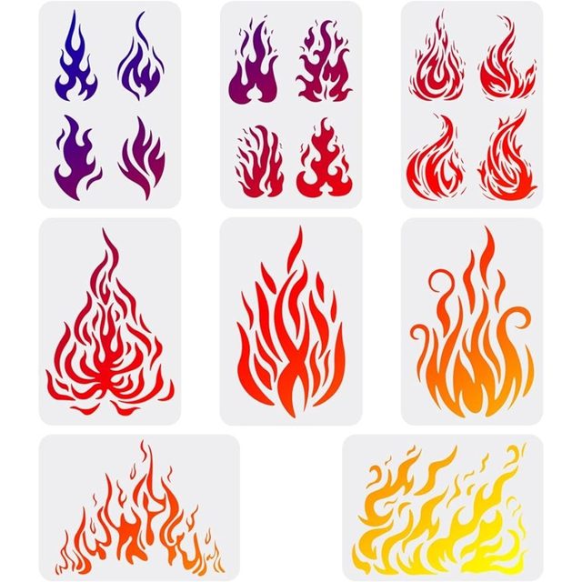 Dibujos Para Colorear De Llamas De Fuego