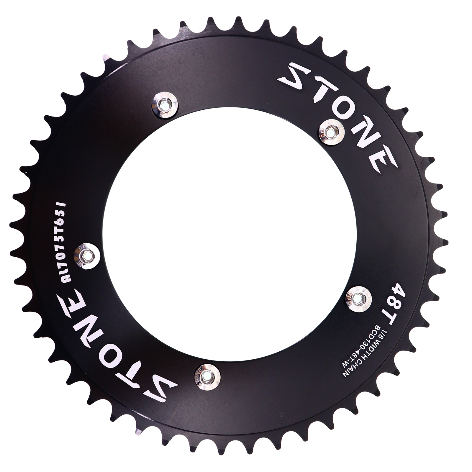 Stone 130 BCD Chainring Fixed Gear Track Bike Fixie Round 42T 46T 48T ...