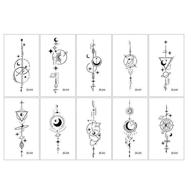 Cancer zodiac geometric tattoo 60 photos - Astrologytoyou.com
