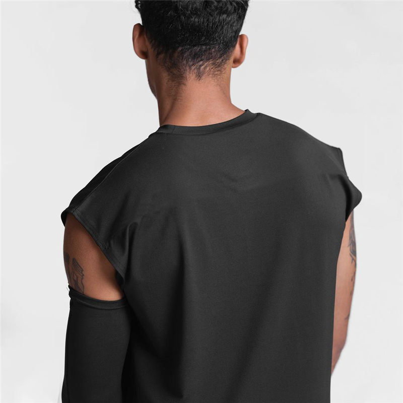 Camisetas sin mangas de entrenamiento para hombre, chaleco informal con cuello redondo ...
