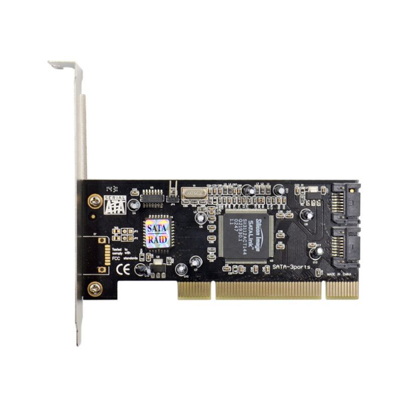 Плата контроллера PCI-2 порта SATA RAID, чипсет Sil3112 SATA PCI, последовательная плата ...