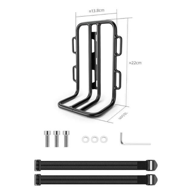 Front Rack Bicycle ChiuTiaro Bike Front Carrier Rack, Bag Luggage Shelf ...