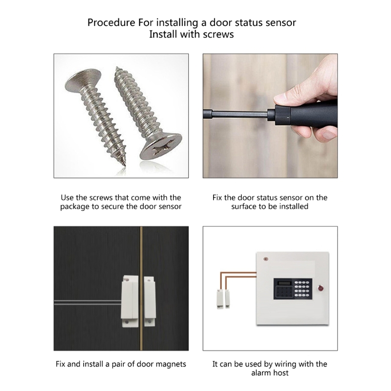 Système antivol - OOTDTY - Capteur magnétique - Alarme de sécurité ...