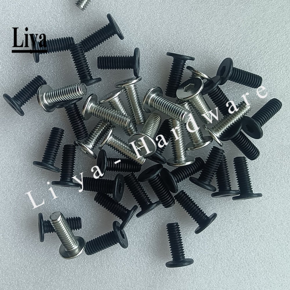 VIS,304 Black-M4 10pcs-5mm--10-50pcs Cm M2 M2.5 M3 M4 M5 M6 Hexagonale À Six Pans Creux Tête ...