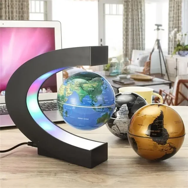 World Map Light Fixture