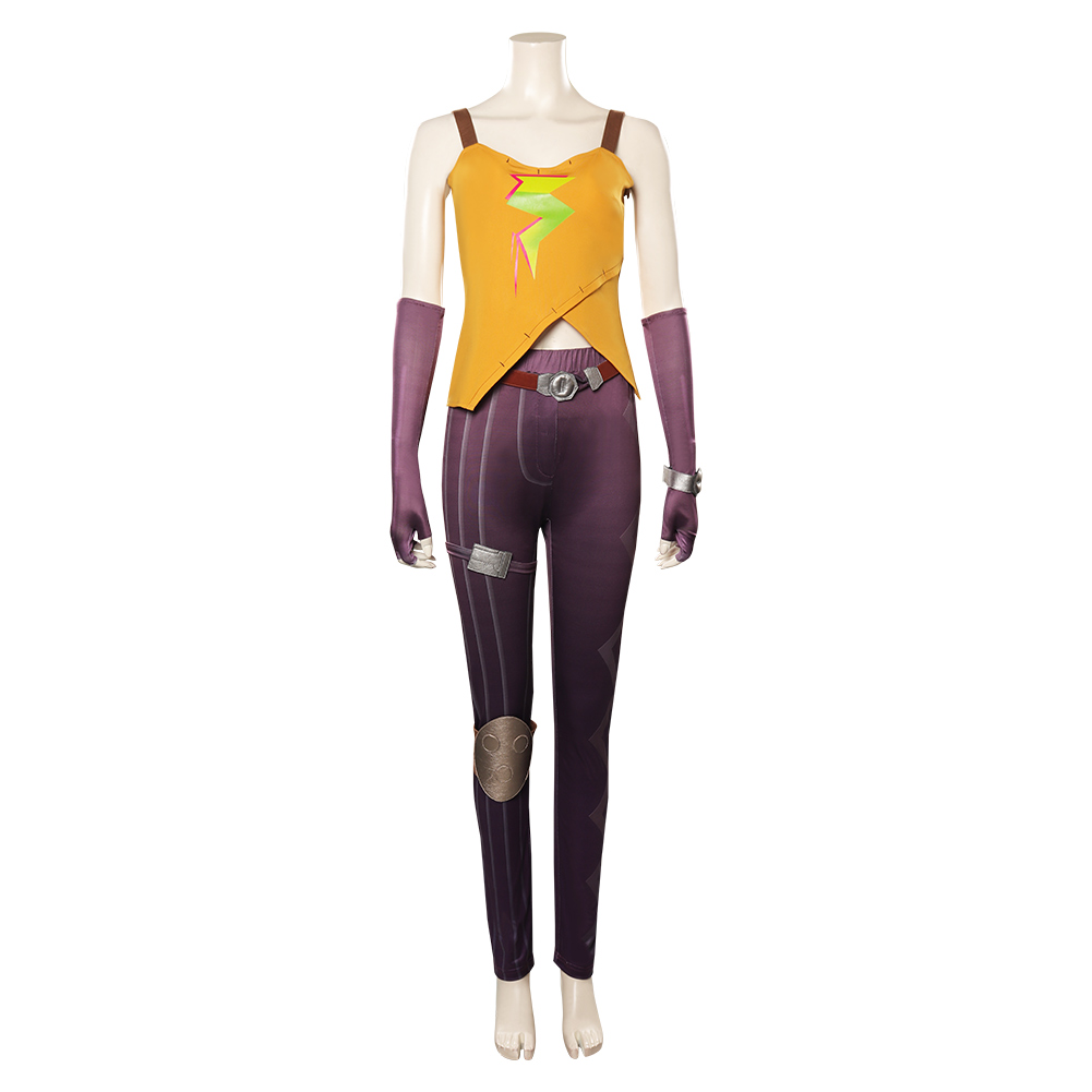 Anime League Of Legends Zeri Cosplay Costume - AllCosplay.com