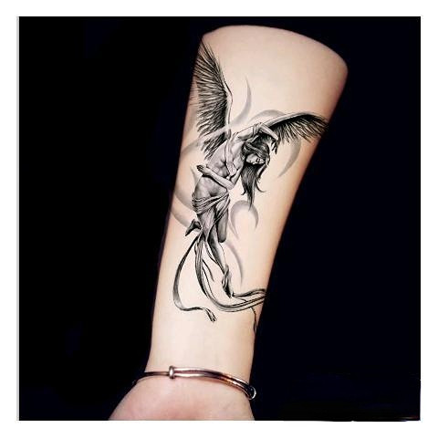 Female Angel Of Death Tattoos