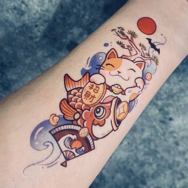 Fortune cat tattoo store