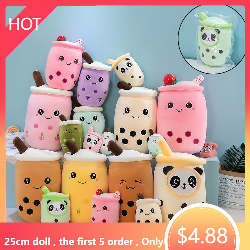 Generic 25cm Cheap Cute Boba Milk Tea Plush Toy Soft Stuffed Boba ...