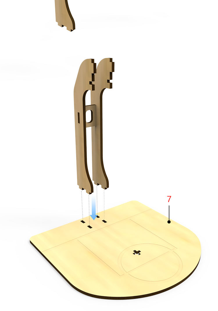 Shooting Basketball Assembly Model DIY Assembly Model Children’s ...