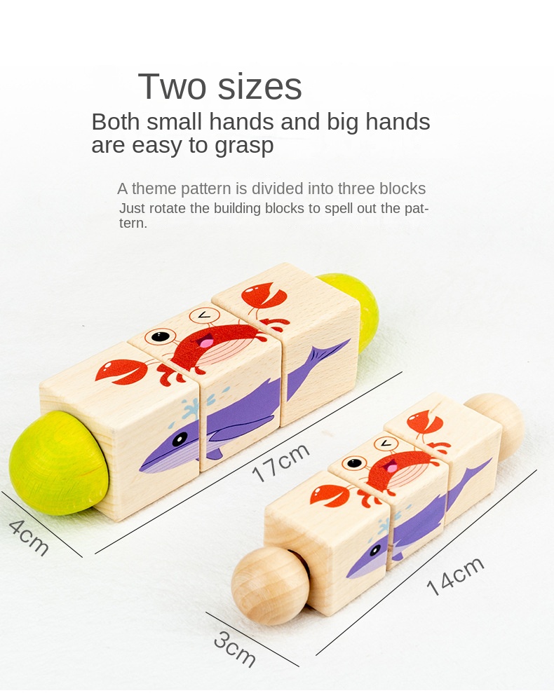 Wholesale Early Education Toy: Cognitive Animal Vegetable Rotating Flat ...