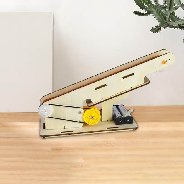 Conveyor Belt Mini Machine Mini Electric Desktop - 100x350mm DIY Model ...