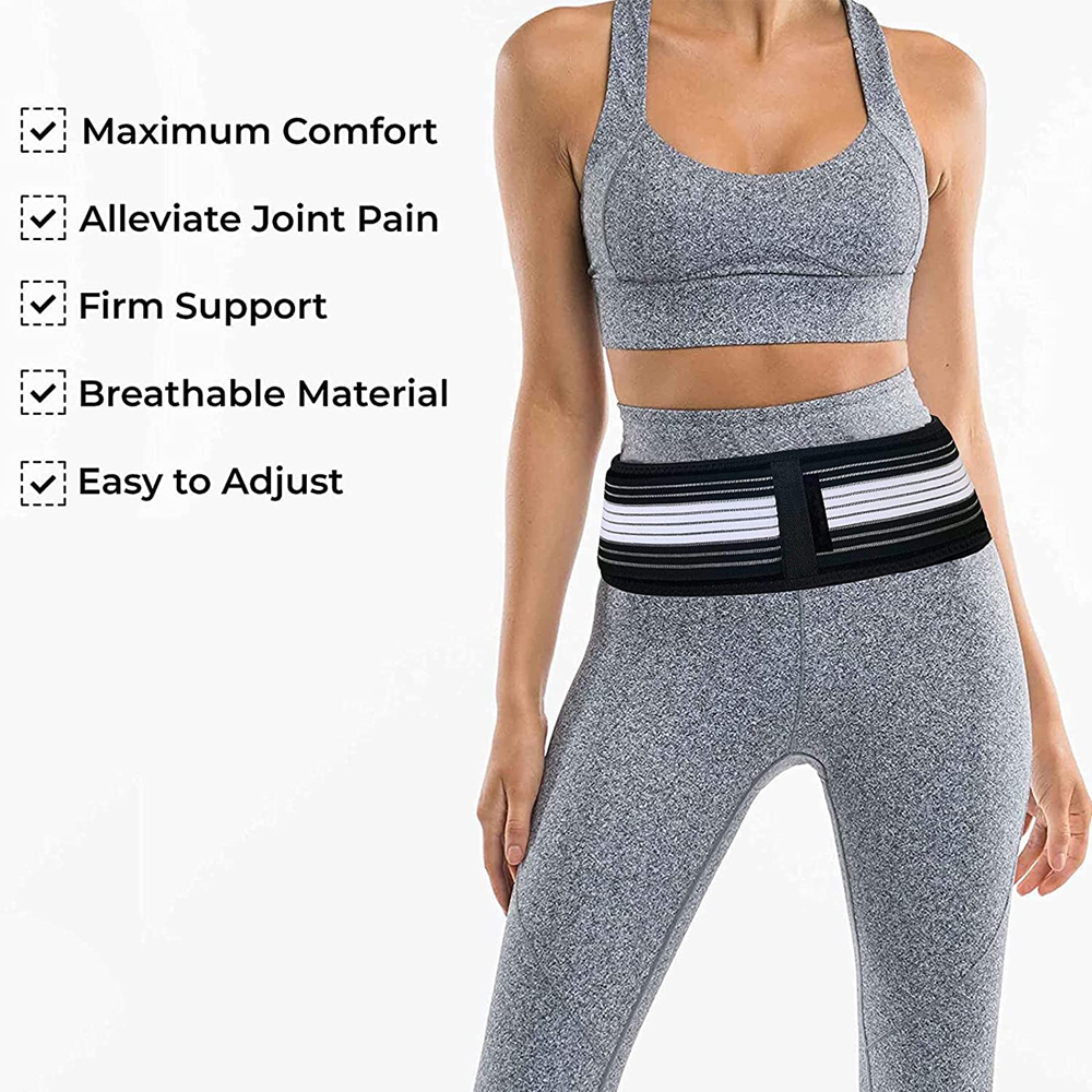 Cinturón de Apoyo Lumbar para Alivio del Dolor de Cadera y Sciatica ...