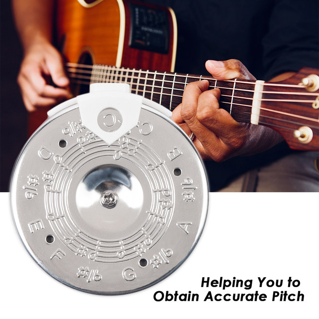 Bass Guitar Tuner Chromatic Pitch Pipe Tuner - 13 Tone Musical ...