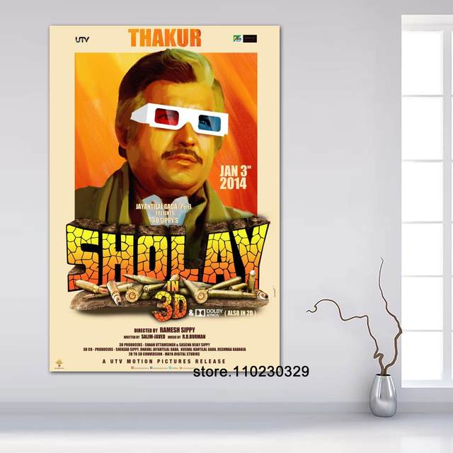 Sholay 3d Poster