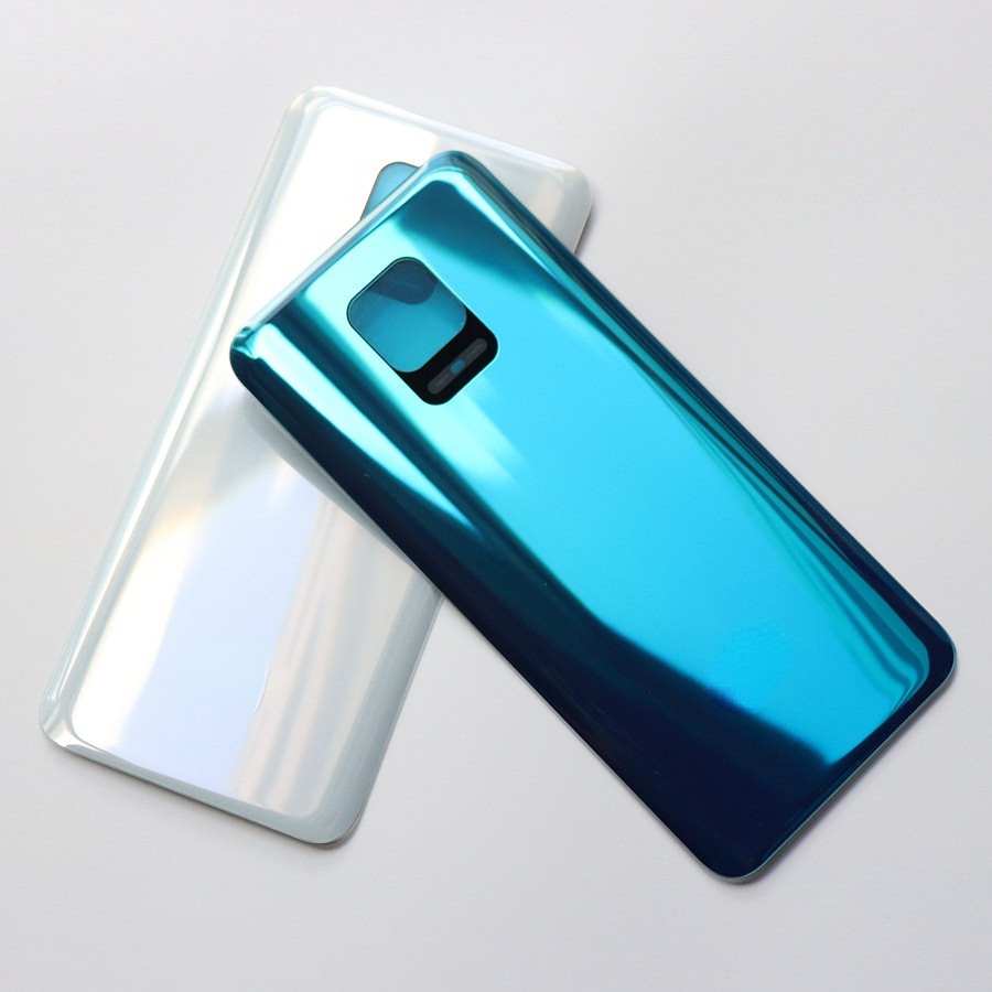 Bleu - verre arrière pour Xiaomi Redmi Note 9 Pro Note 9S, couvercle de ...