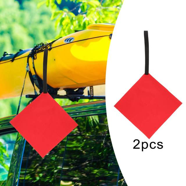 Traffic Flag 2Pcs Waning Signal Flags Taffic Safety Signal Flag Commander Signal Flags ...