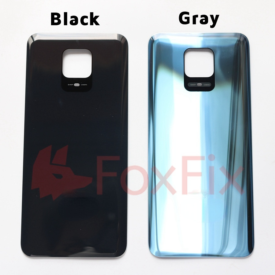 Bleu - verre arrière pour Xiaomi Redmi Note 9 Pro Note 9S, couvercle de ...