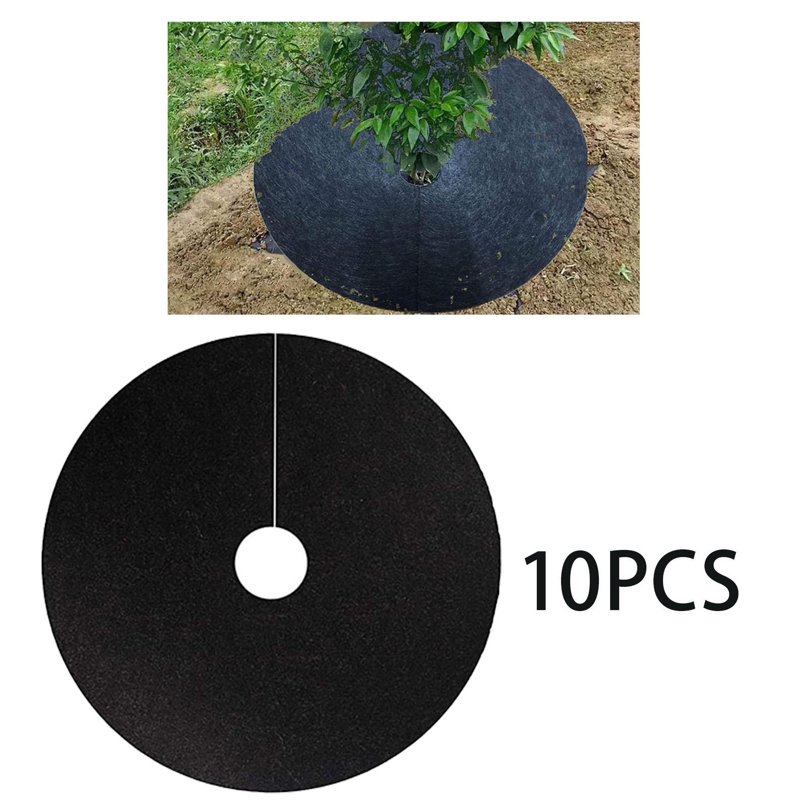 10 Count 52cm Mulch Tree Rings for Weed Control, Tree Protector Mat ...