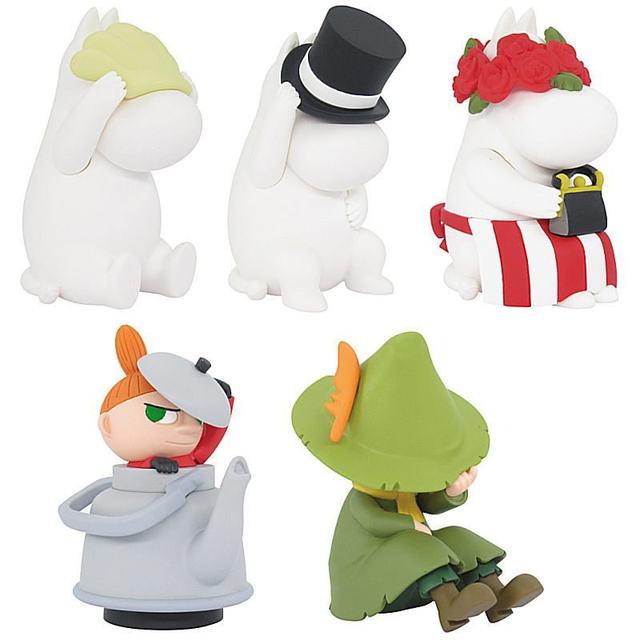 Anime Figure Kawaii Moomins Fatty Family Little My Snufkin, 48% OFF